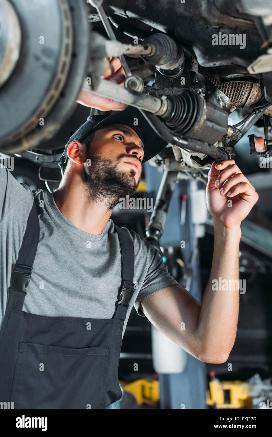 Professional mechanic in overalls hi-res stock photography and images ...