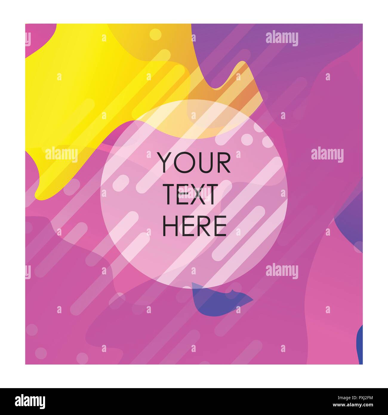 Colorful background with typography design vector Stock Vector Image ...
