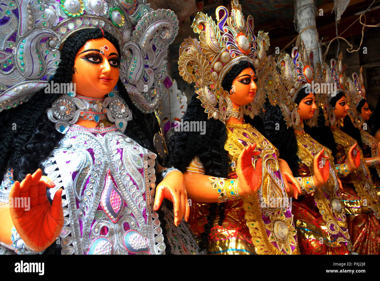 Kojagori laxmi puja hi-res stock photography and images - Alamy