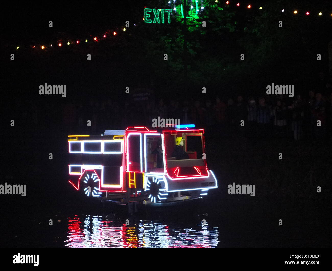Matlock Bath Illuminations ('Venetian Nights') annual carnival held on ...
