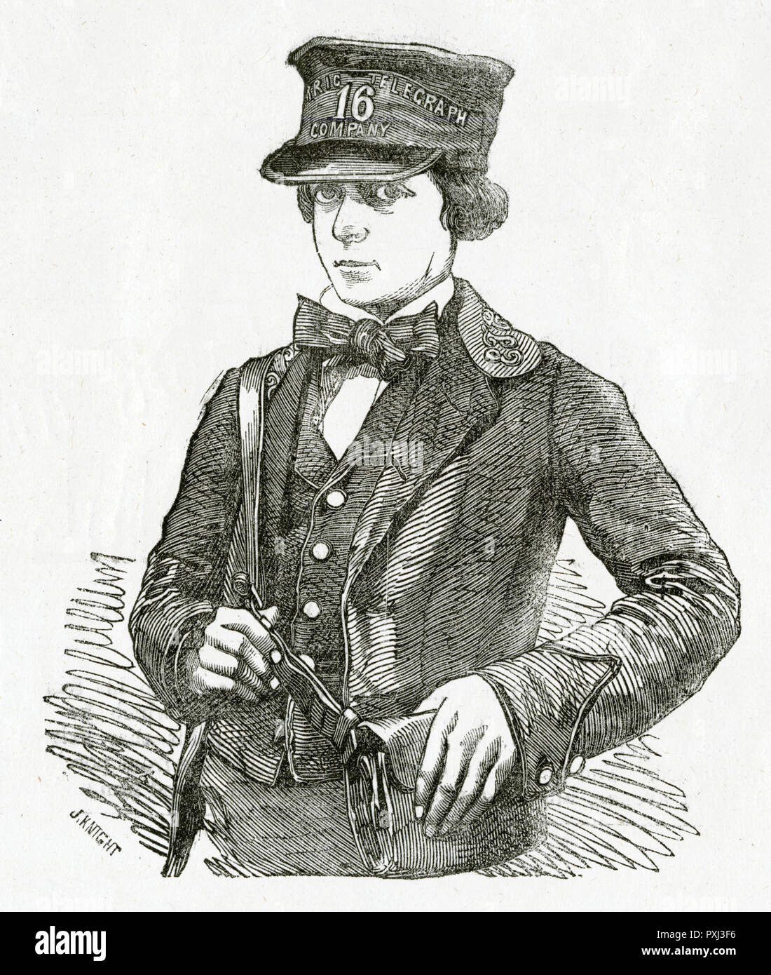 Telegraph messenger hi-res stock photography and images - Alamy