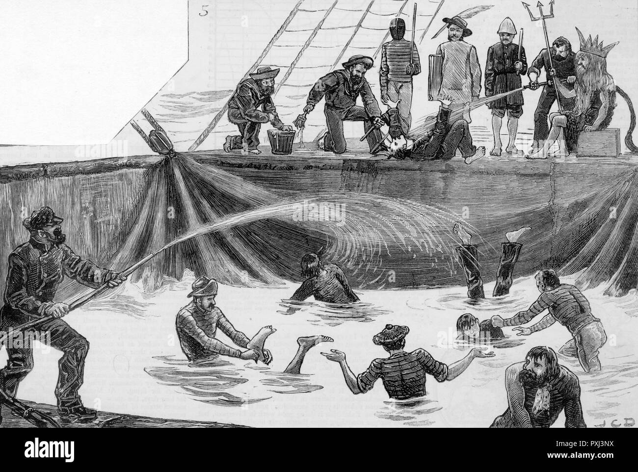 Crossing equator Black and White Stock Photos & Images - Alamy