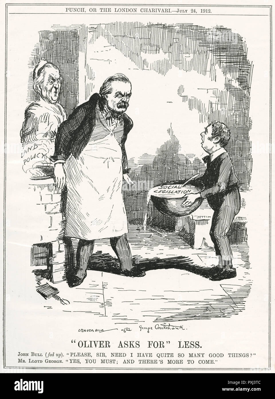 Lloyd george cartoon hi-res stock photography and images - Alamy