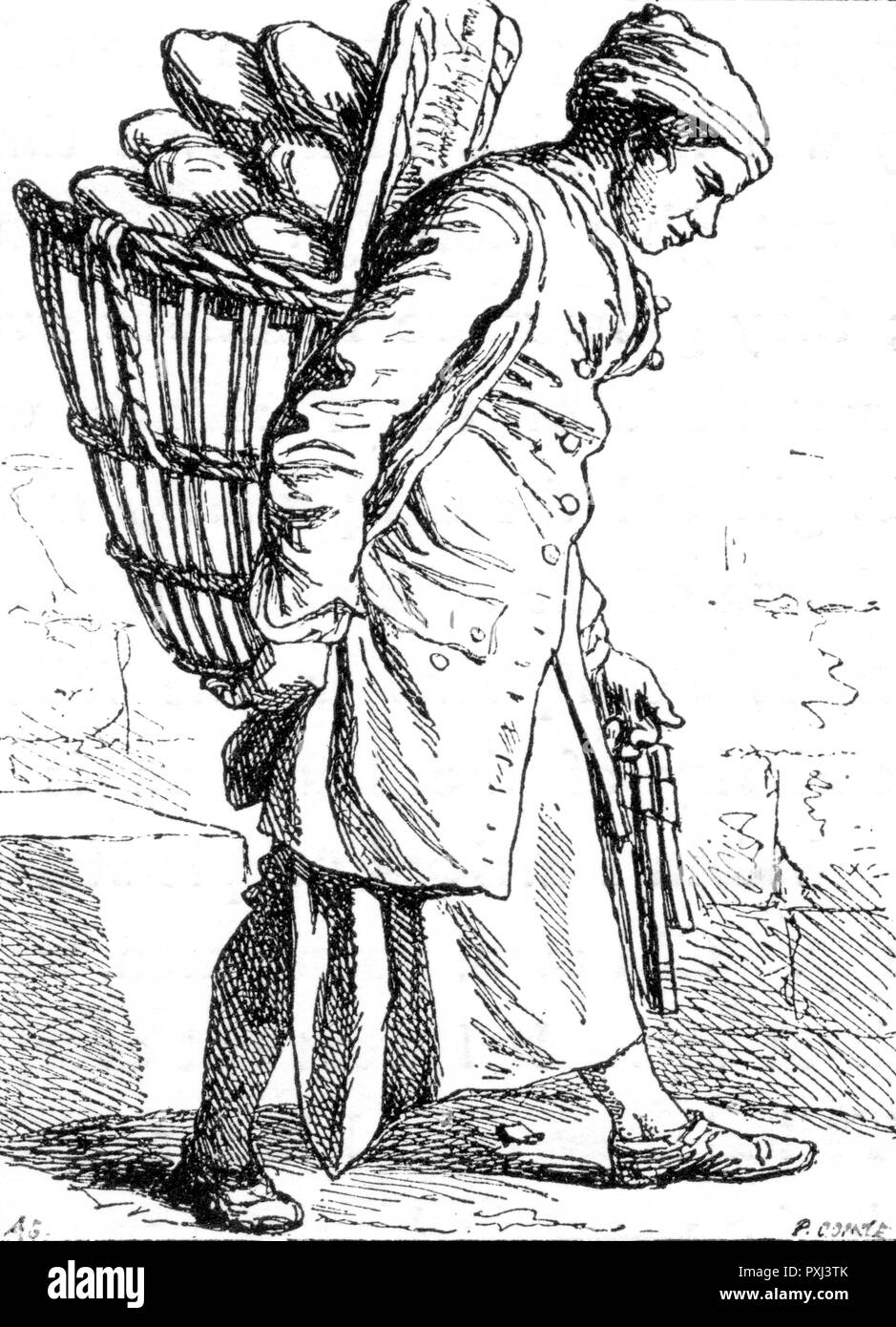 Paris bread 18th century hi-res stock photography and images - Alamy