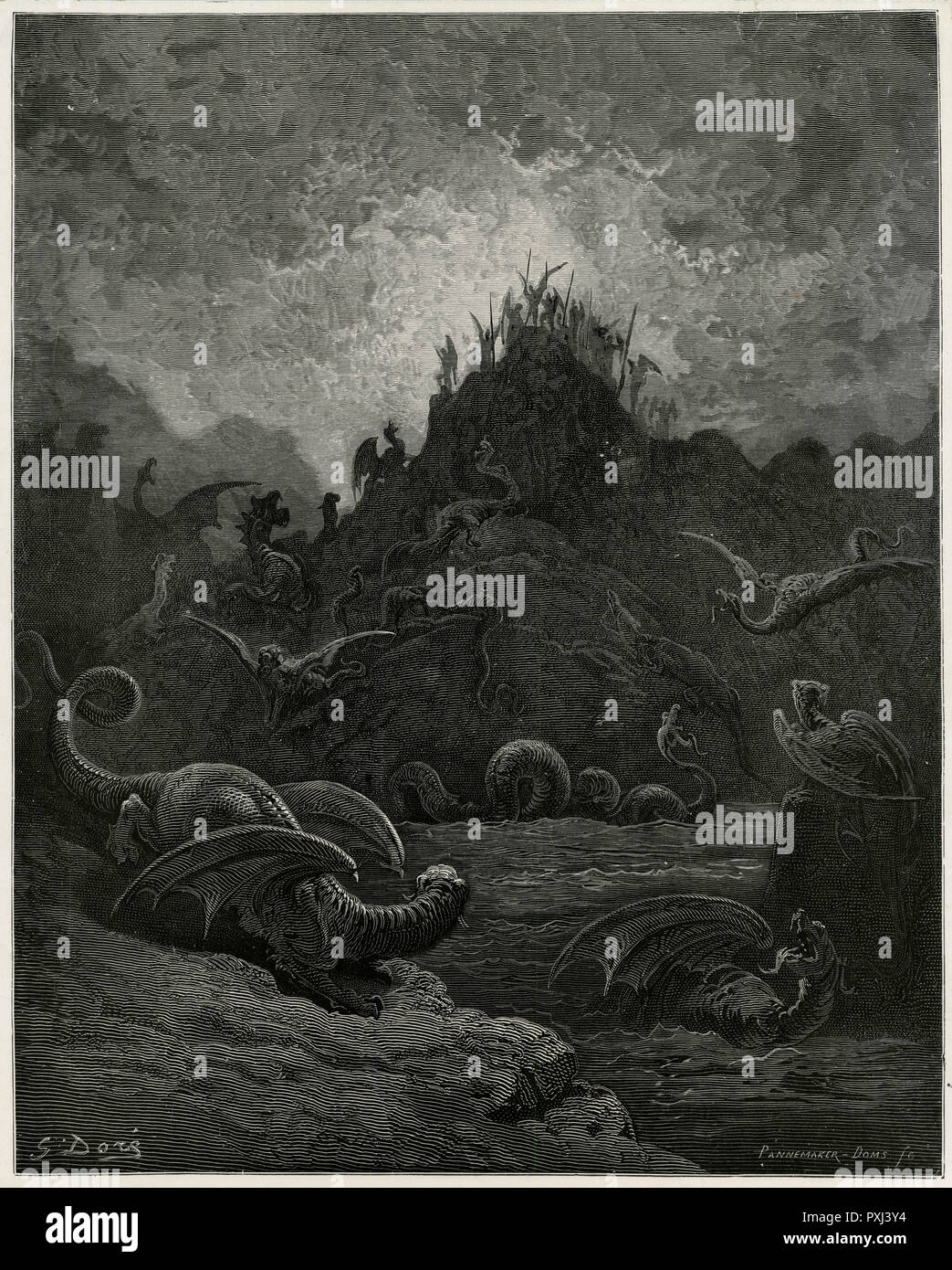 DORE SEA SERPENT Stock Photo - Alamy