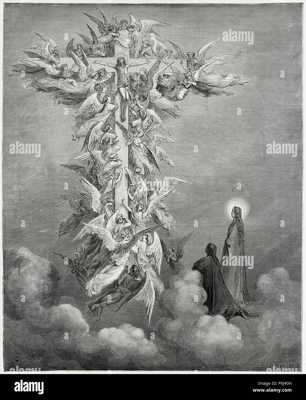 Vision cross angels hi-res stock photography and images - Alamy