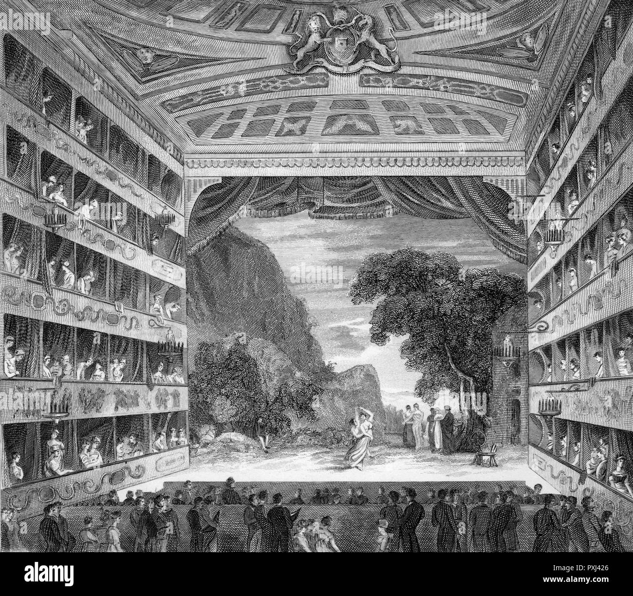 Theatre Audience Black and White Stock Photos & Images - Alamy