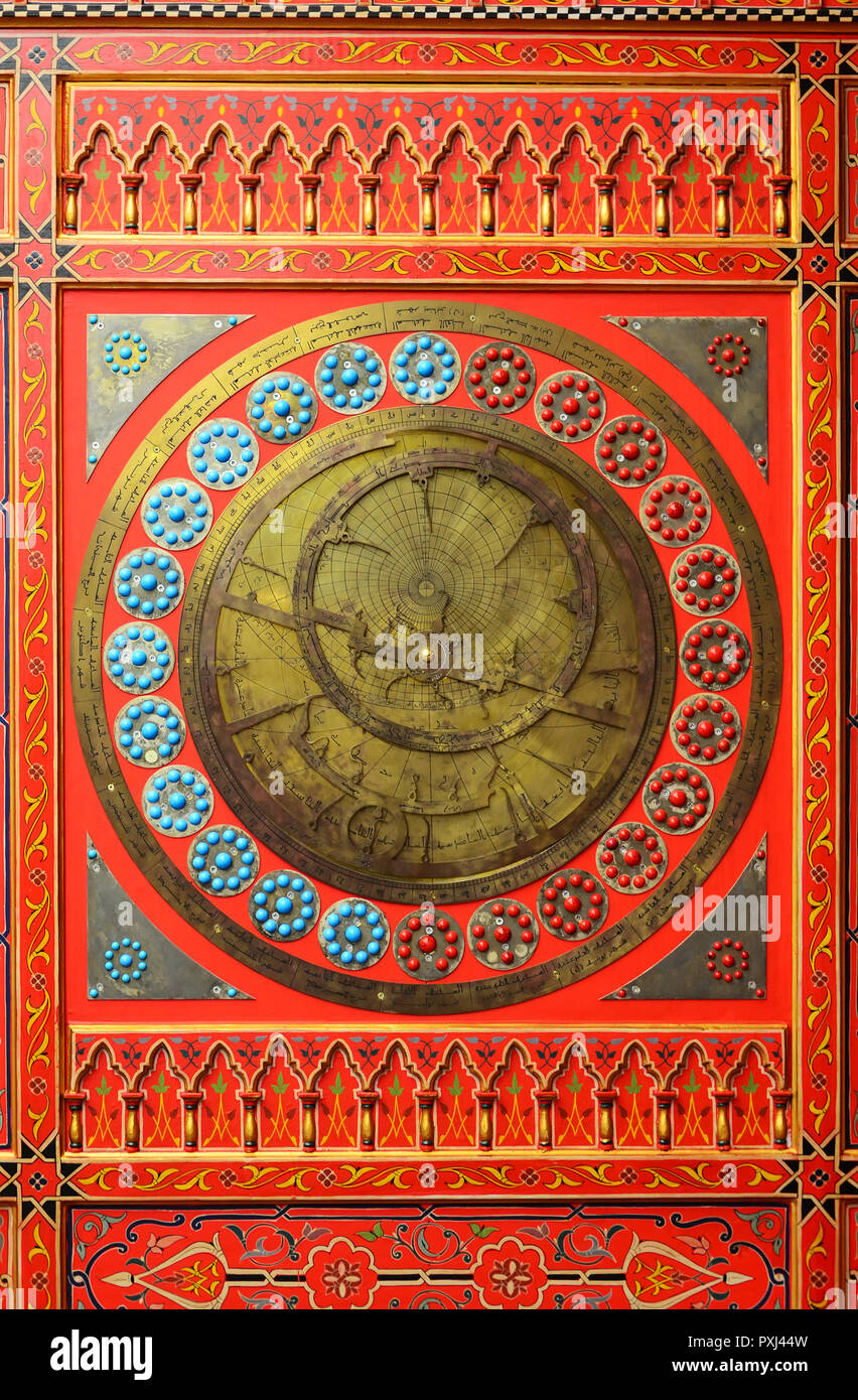 Istanbul, TURKEY, September 20, 2018. Fragment of an antique arabic ...