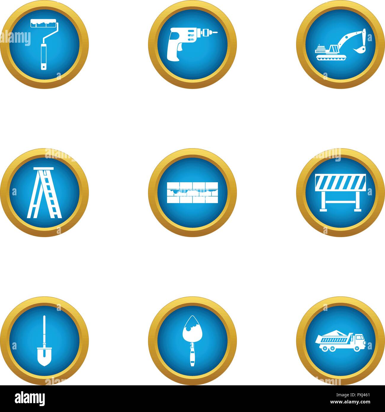 Stable wall Stock Vector Images - Alamy