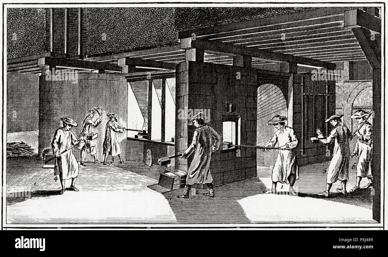 GLASS 18TH CENTURY 10 Stock Photo - Alamy