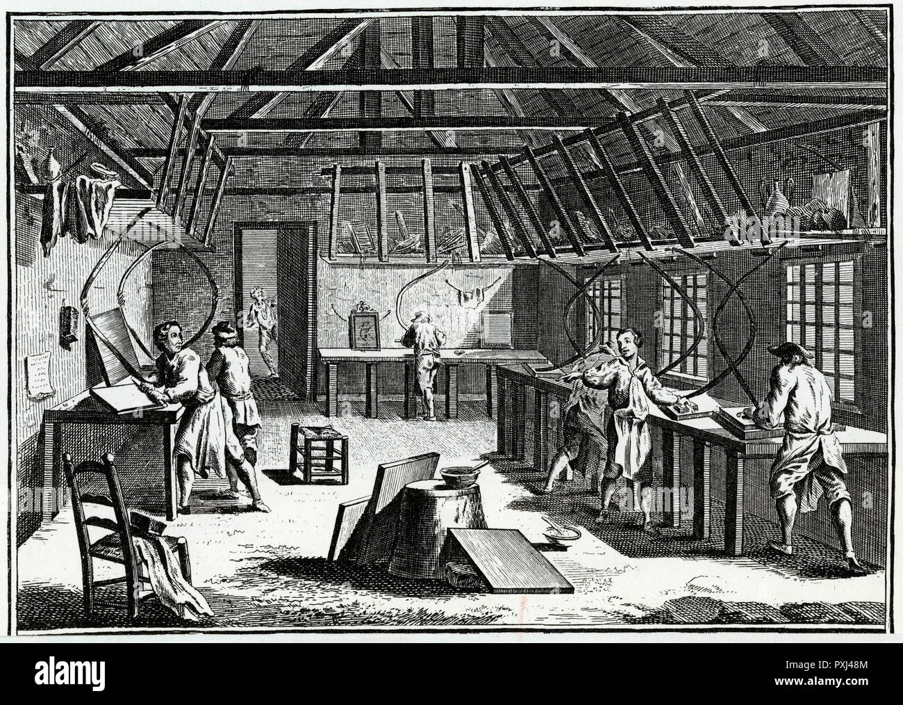 GLASS 18TH CENTURY 15 Stock Photo - Alamy