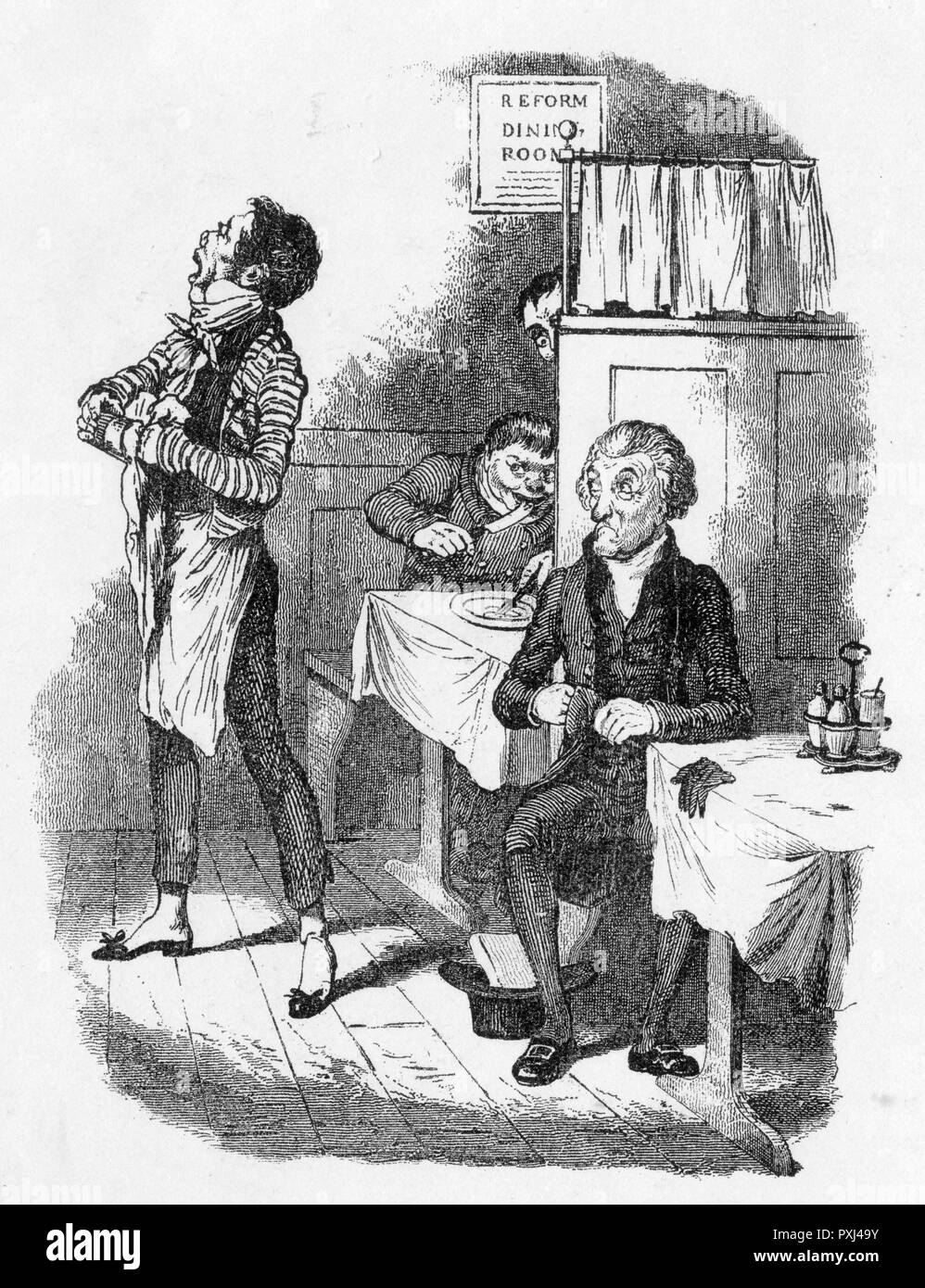 Room of restaurant Black and White Stock Photos & Images - Alamy