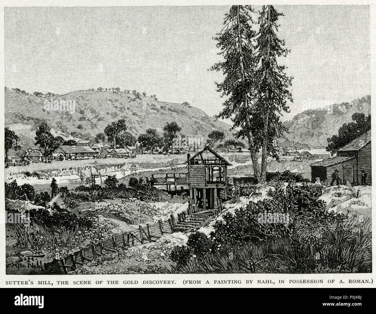 Sutters mill gold 1848 hi-res stock photography and images - Alamy