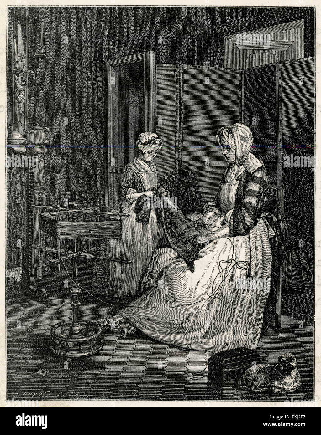 Wool winding hi-res stock photography and images - Alamy