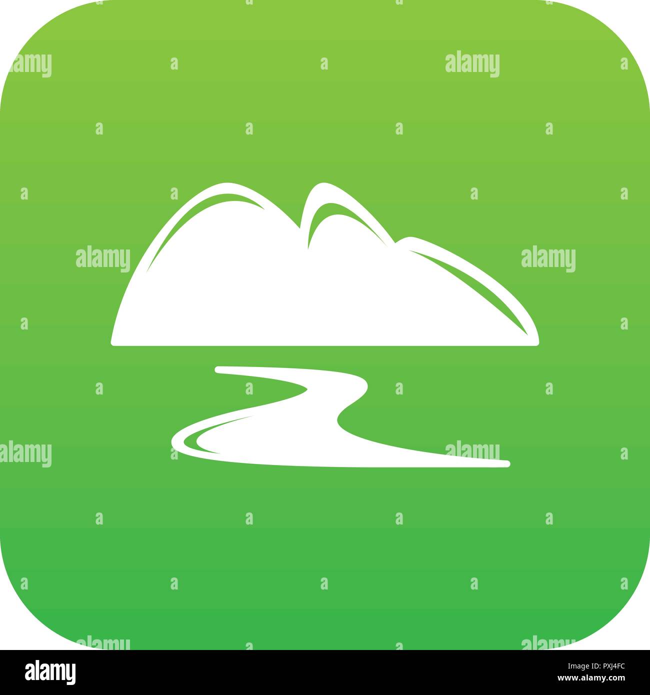 New gold mine icon green vector Stock Vector Image & Art - Alamy