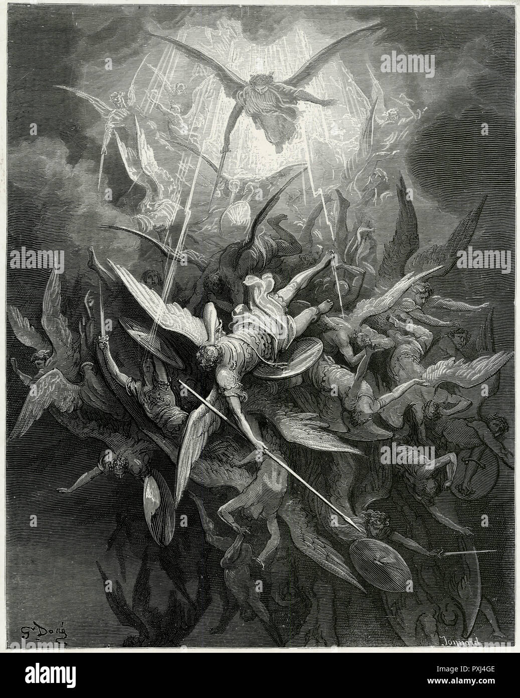 Milton, Paradise Lost Stock Photo - Alamy