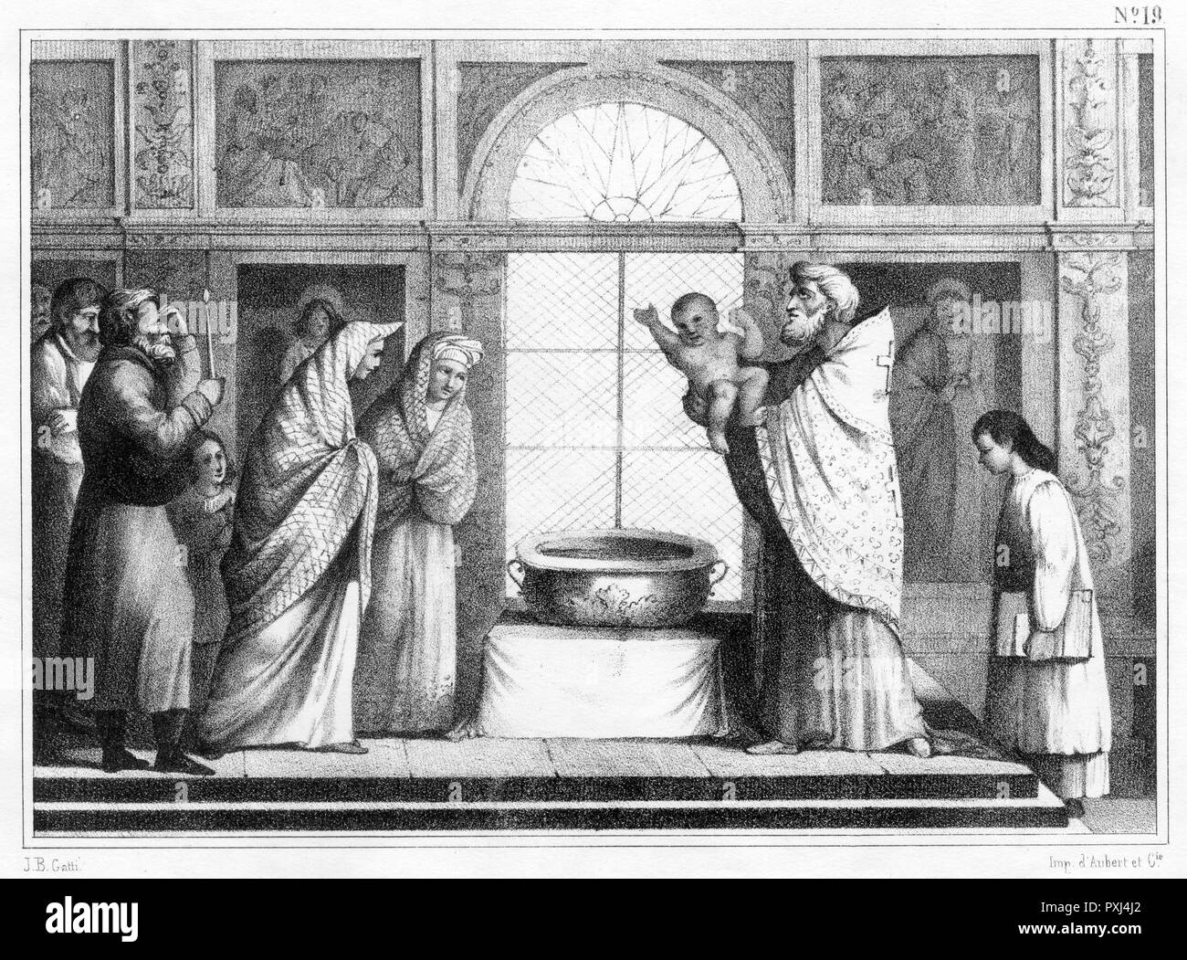Baptism 19th Century High Resolution Stock Photography and Images - Alamy