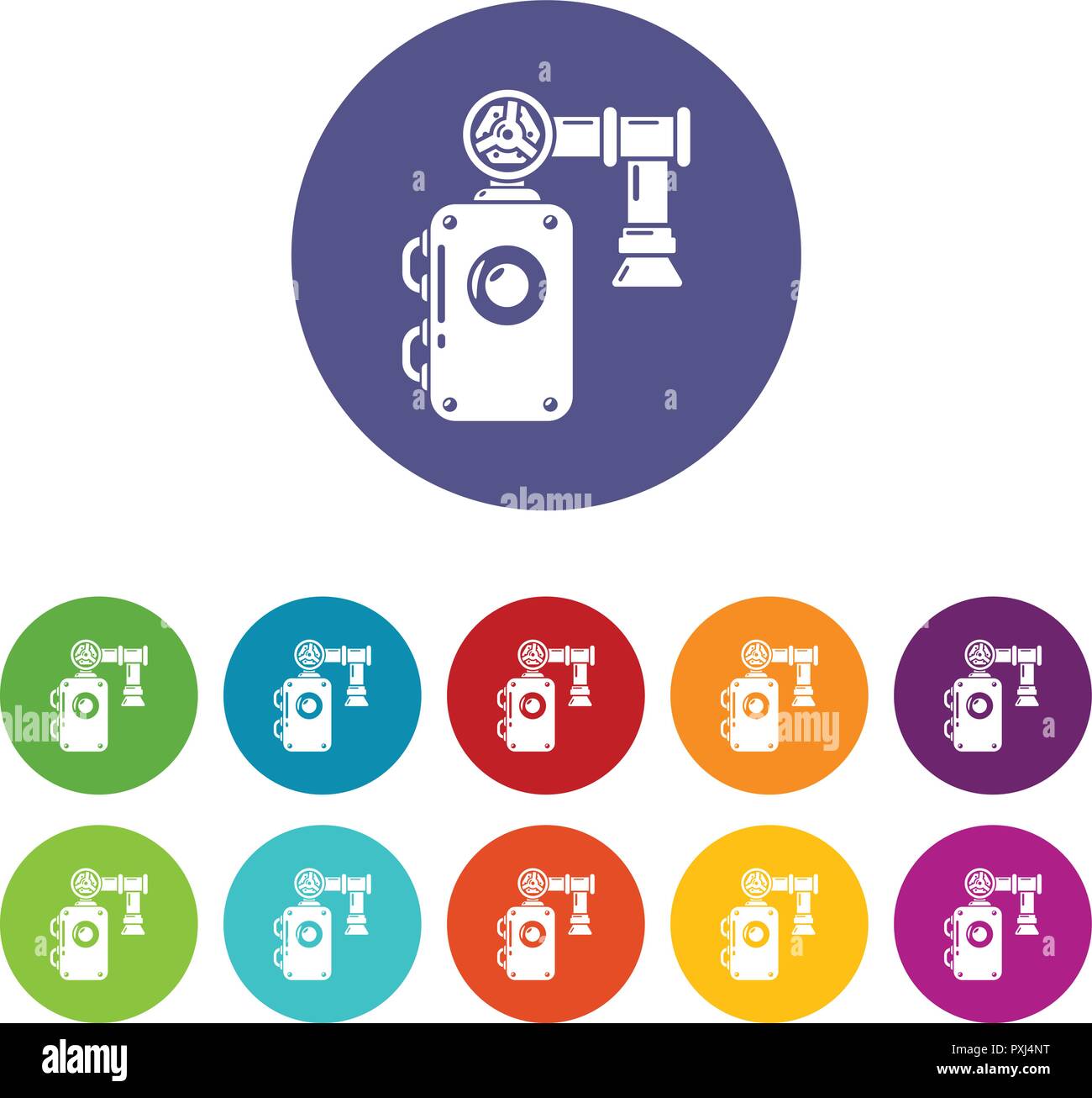 Pump icon, simple style Stock Vector Image & Art - Alamy