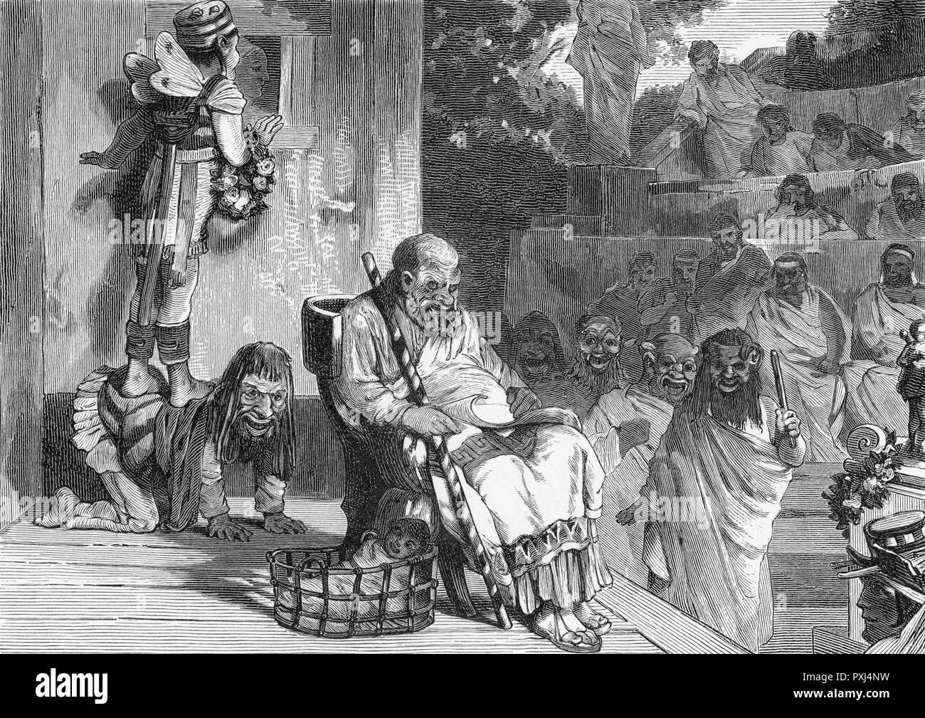 Greek theatre masks hi-res stock photography and images - Alamy