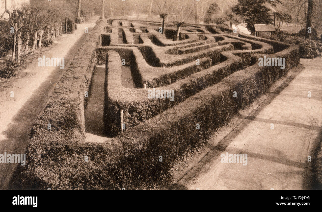 HAMPTON COURT / MAZE Stock Photo - Alamy