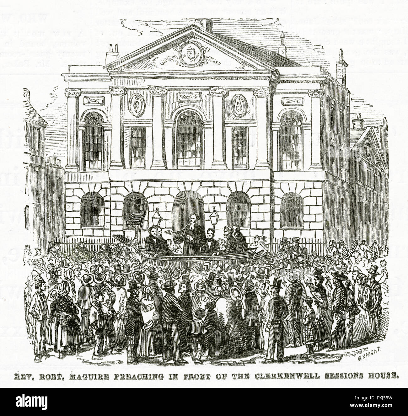 OPEN AIR PREACHING Stock Photo - Alamy