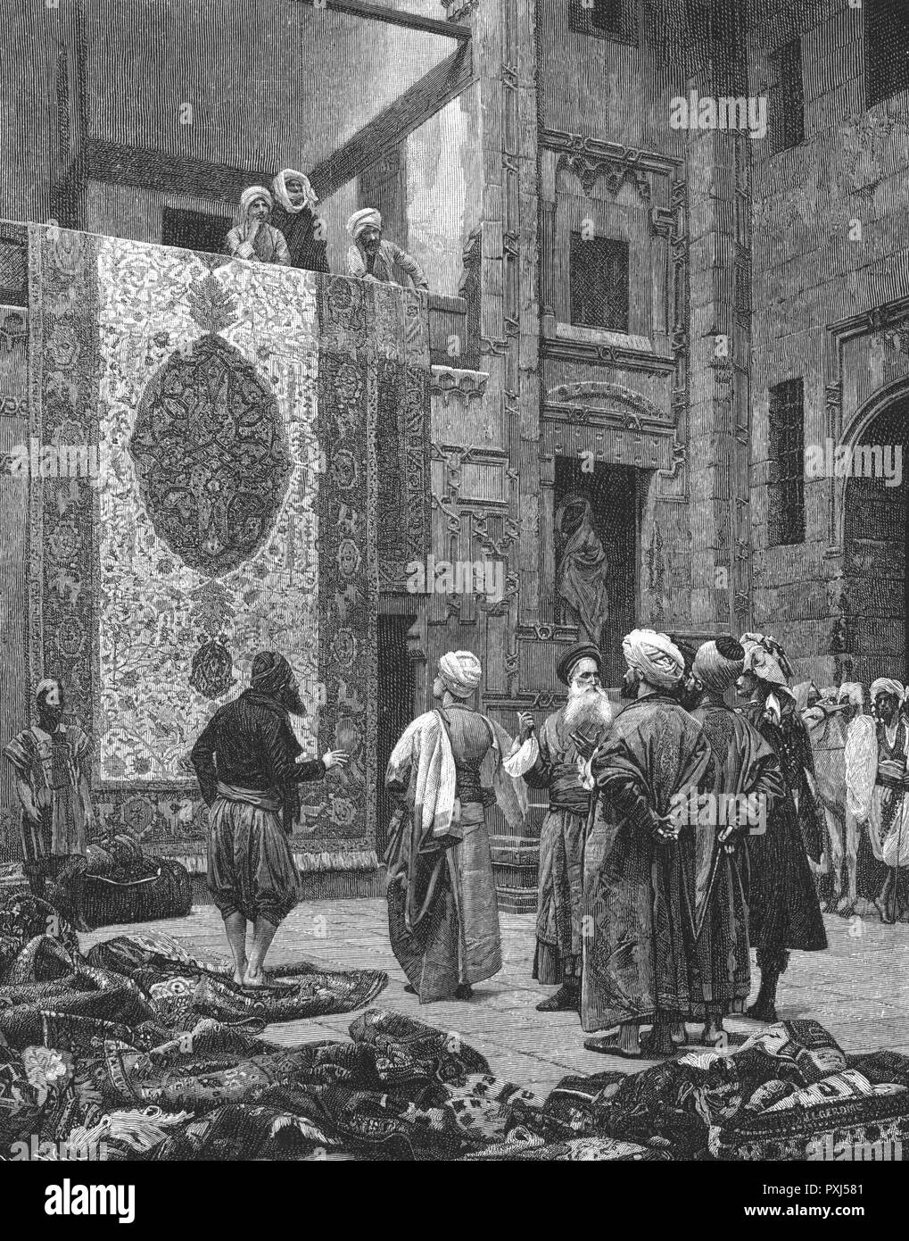 ARAB CARPET MERCHANTS Stock Photo - Alamy