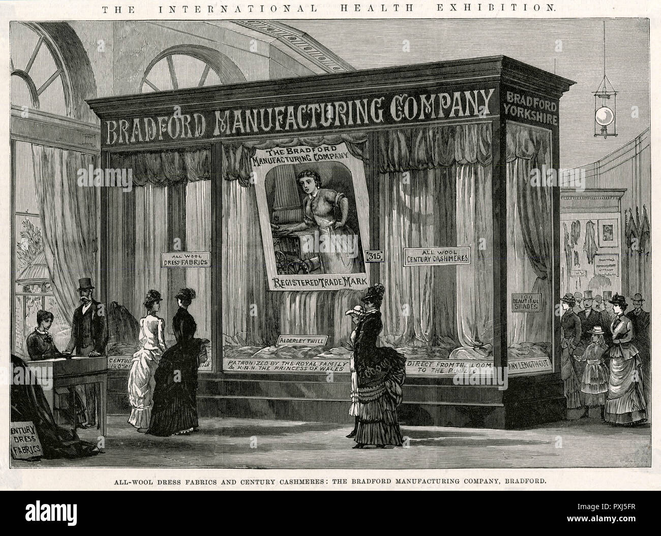 WOOL EXHIBITION STAND Stock Photo - Alamy