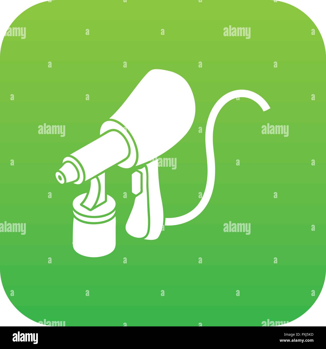 Air paint sprayer icon green vector Stock Vector Image & Art - Alamy