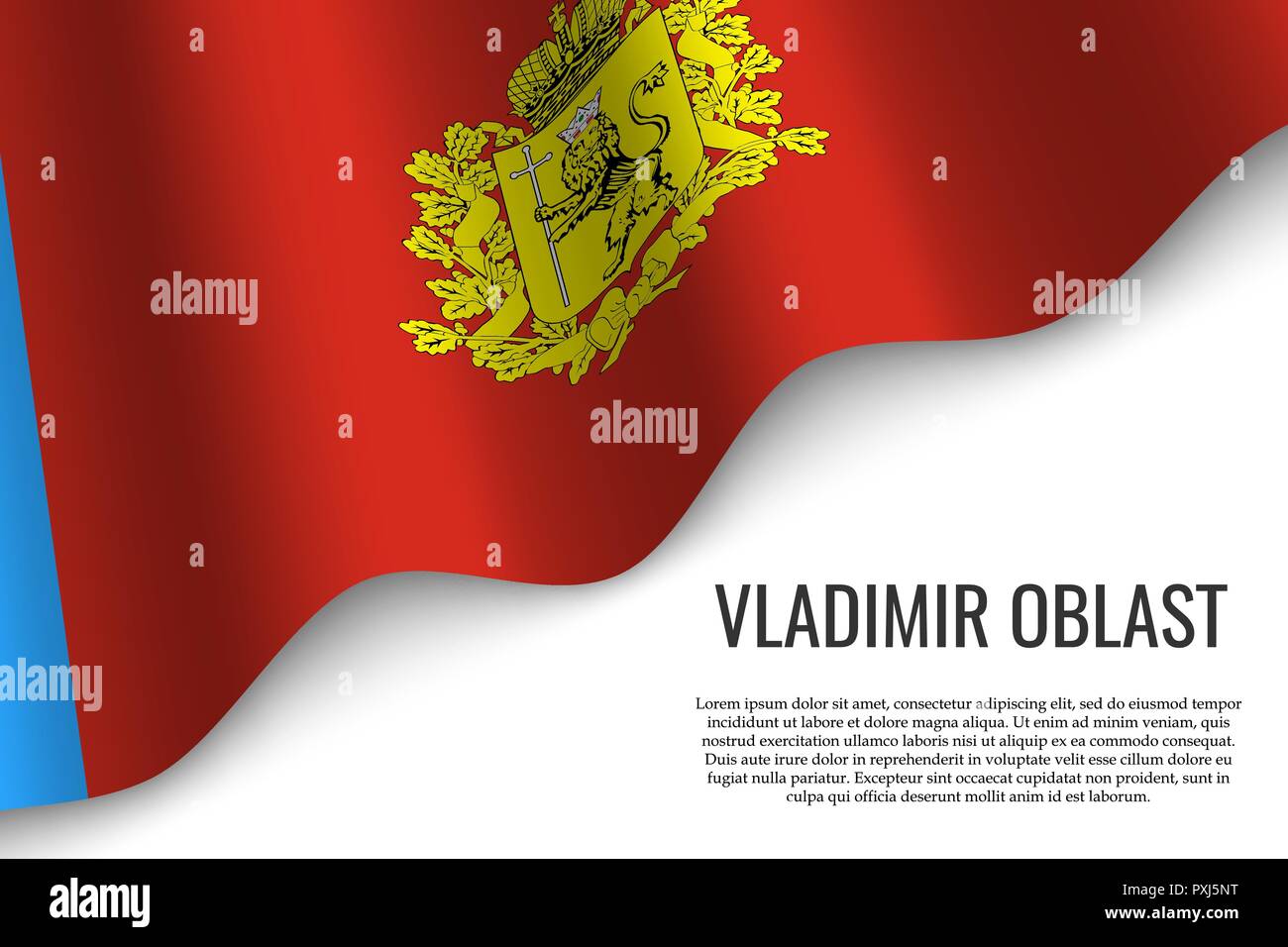 Flag of vladimir oblast hi-res stock photography and images - Alamy