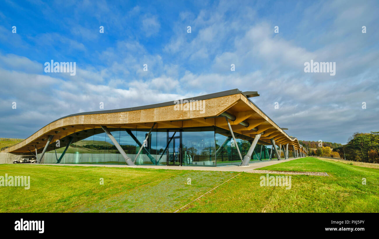 THE MACALLAN DISTILLERY CRAIGELLACHIE MORAY SCOTLAND FUTURISTIC DESIGN ...
