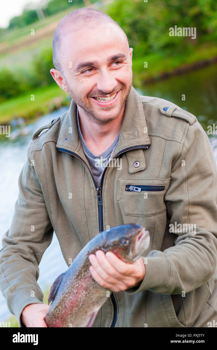 Young man hand hunting hi-res stock photography and images - Alamy
