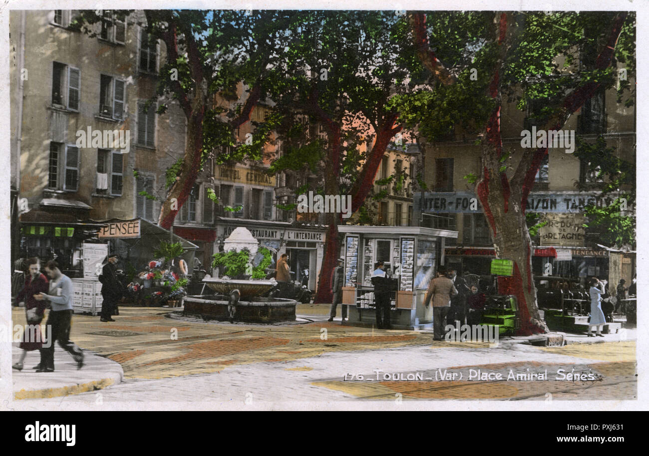 Place Amiral - Toulon Stock Photo - Alamy