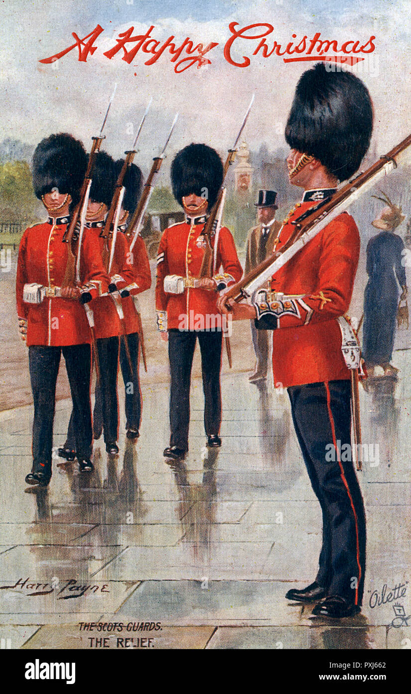 Changing of the (Scots) Guards at Buckingham Palace - Christmas ...