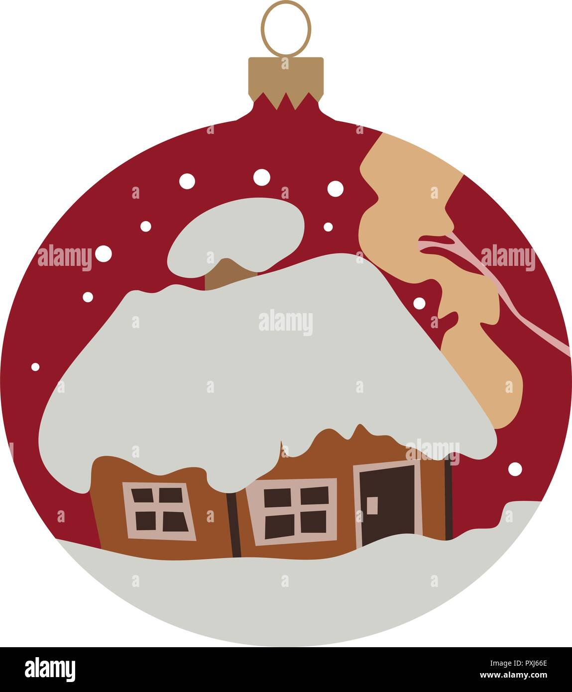 Christmas decorations night holiday Stock Vector Images - Alamy