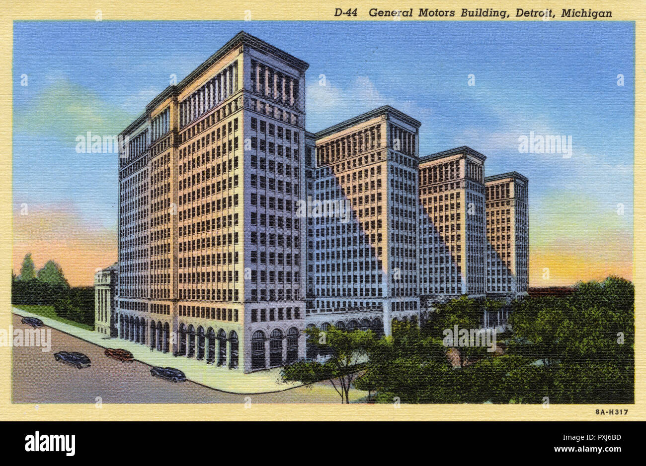 General Motors Building, Detroit, Michigan, USA Stock Photo - Alamy