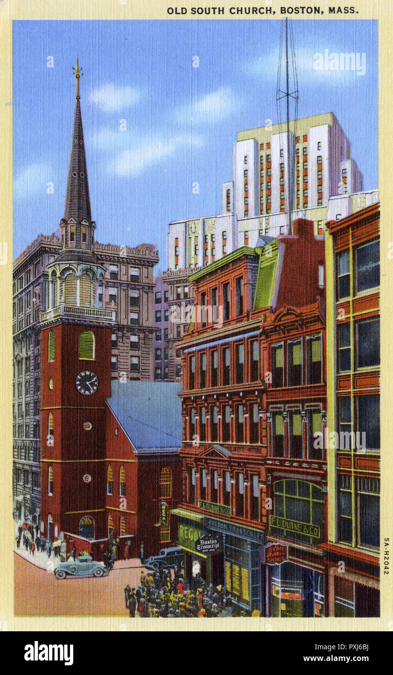 Old South Church - Boston, Massachusetts Stock Photo - Alamy