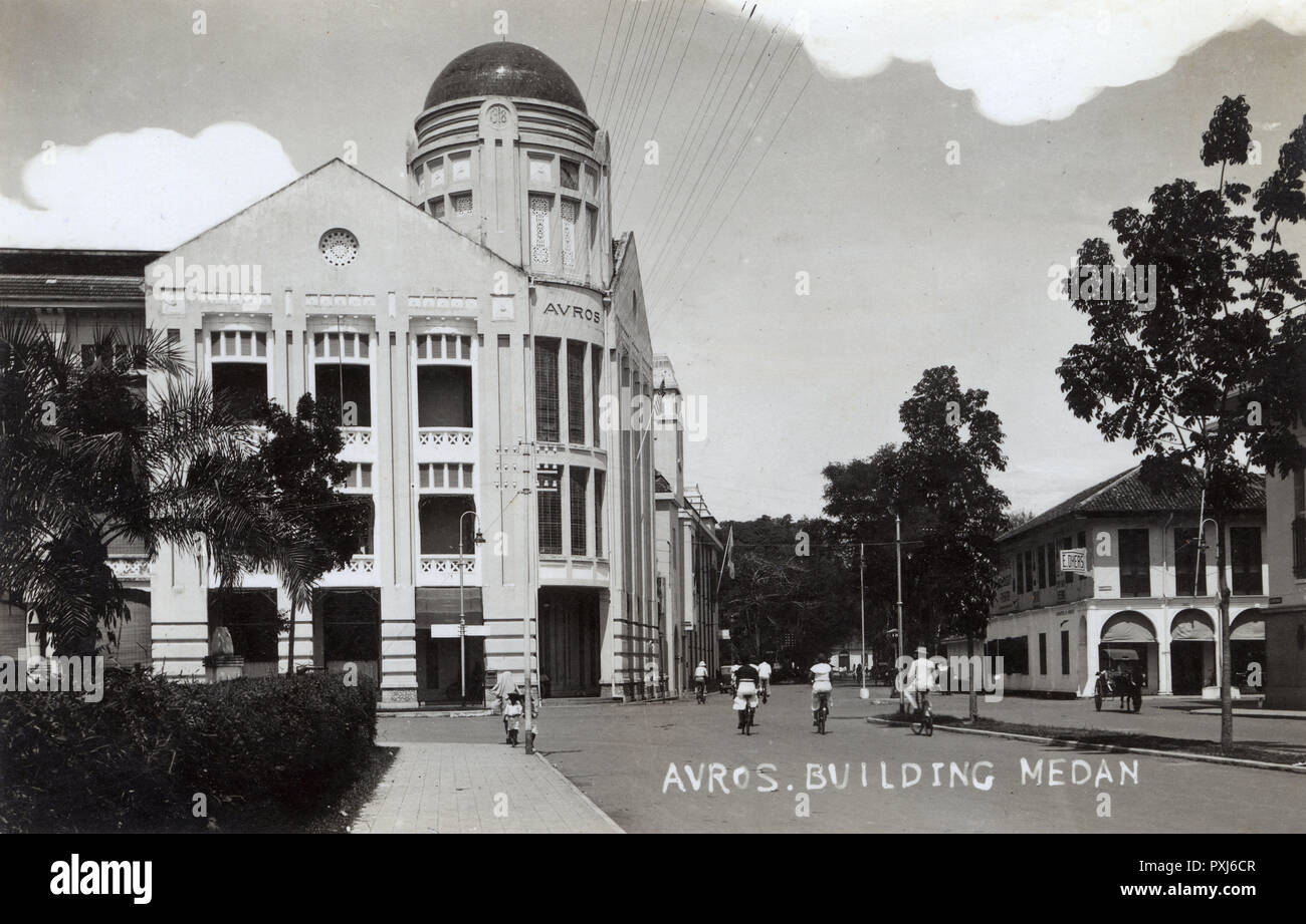 The Avros Building, Medan, Sumatra, North Indonesia Stock Photo - Alamy