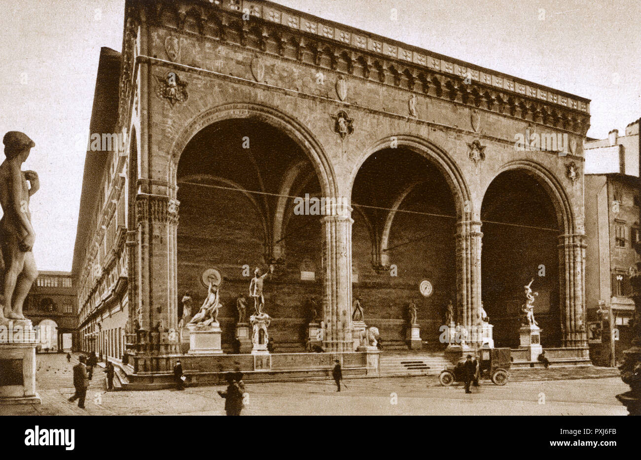 Florence, Tuscany, Italy - Loggia dei Lanzi Stock Photo - Alamy