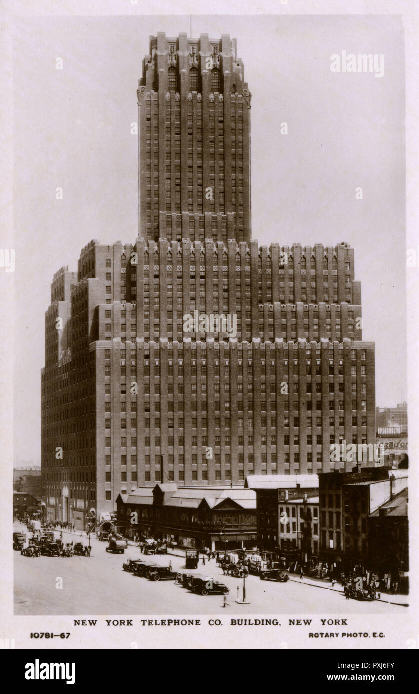 The new york telephone company building hi-res stock photography and ...