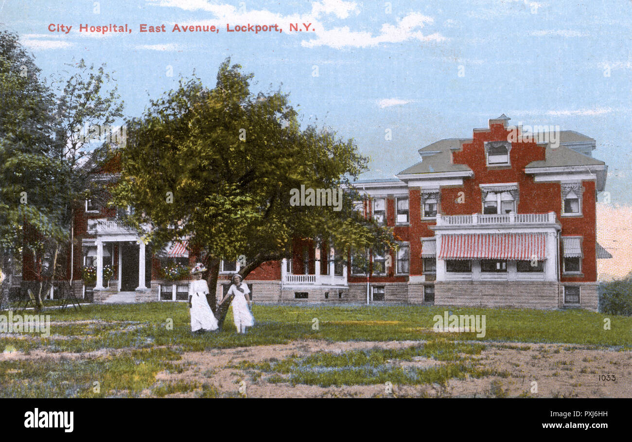 Lockport, Niagara County, New York, USA - City Hospital Stock Photo - Alamy