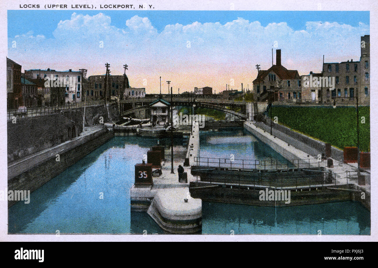 Lockport locks hi-res stock photography and images - Alamy