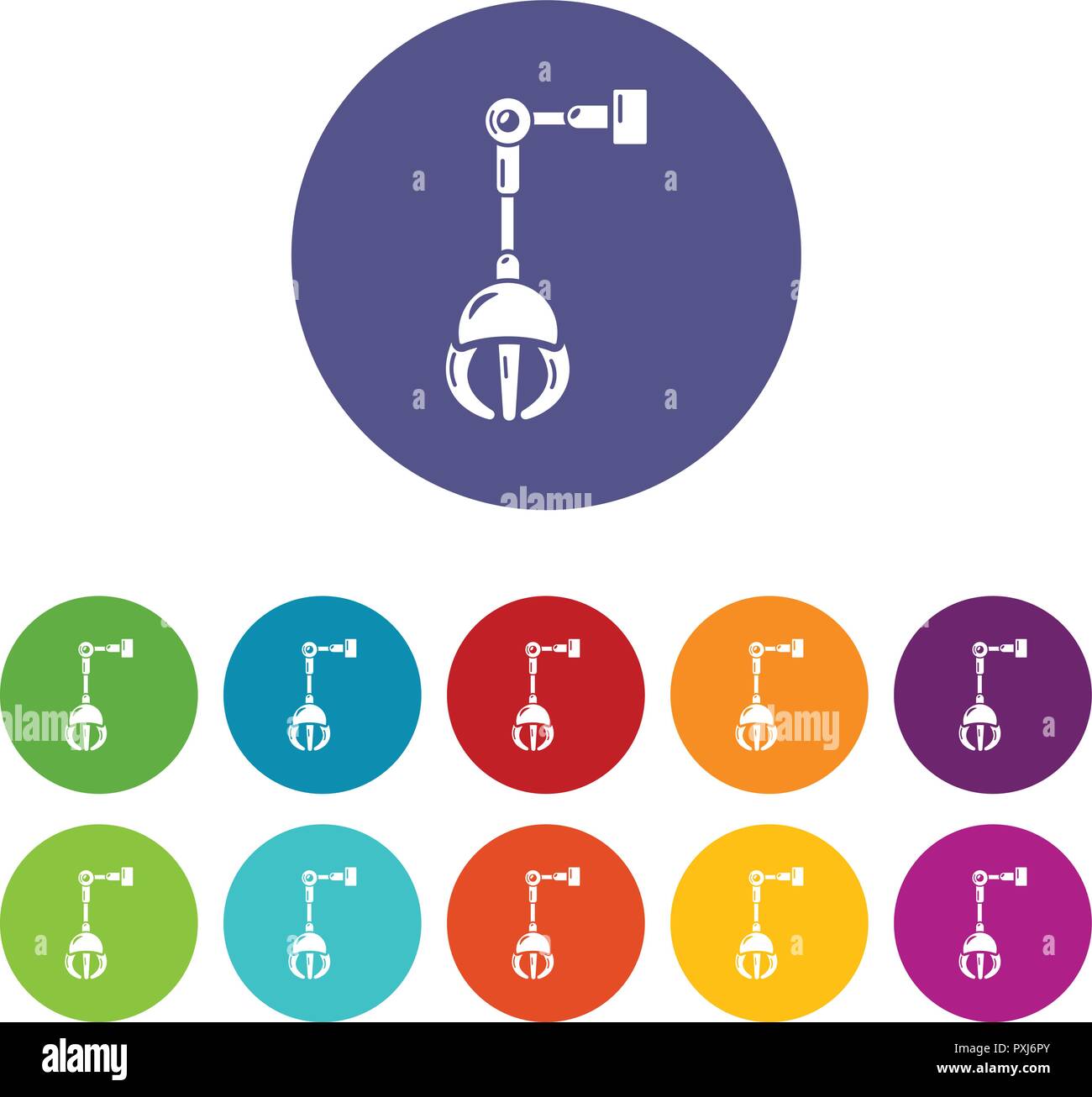 Mechanical grabber icon, simple style Stock Vector Image & Art - Alamy