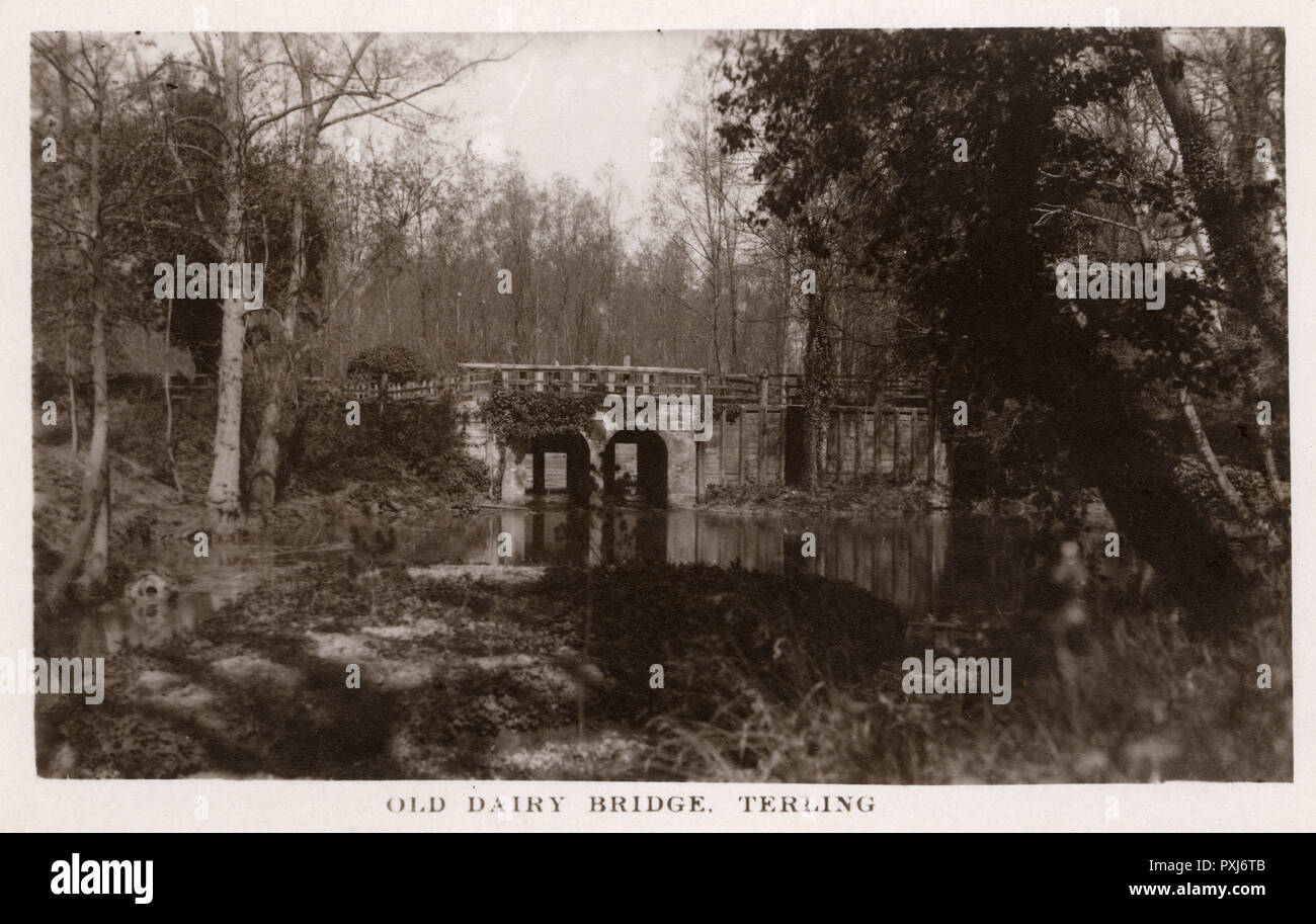 Terling, Essex - Old Dairy Bridge Stock Photo - Alamy