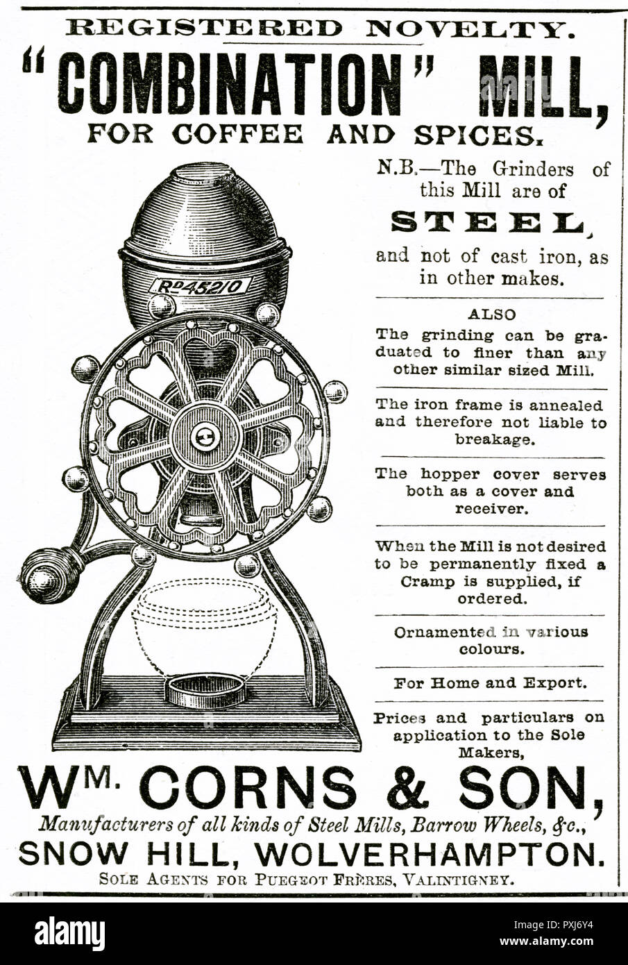 Victorian advert food hi-res stock photography and images - Alamy