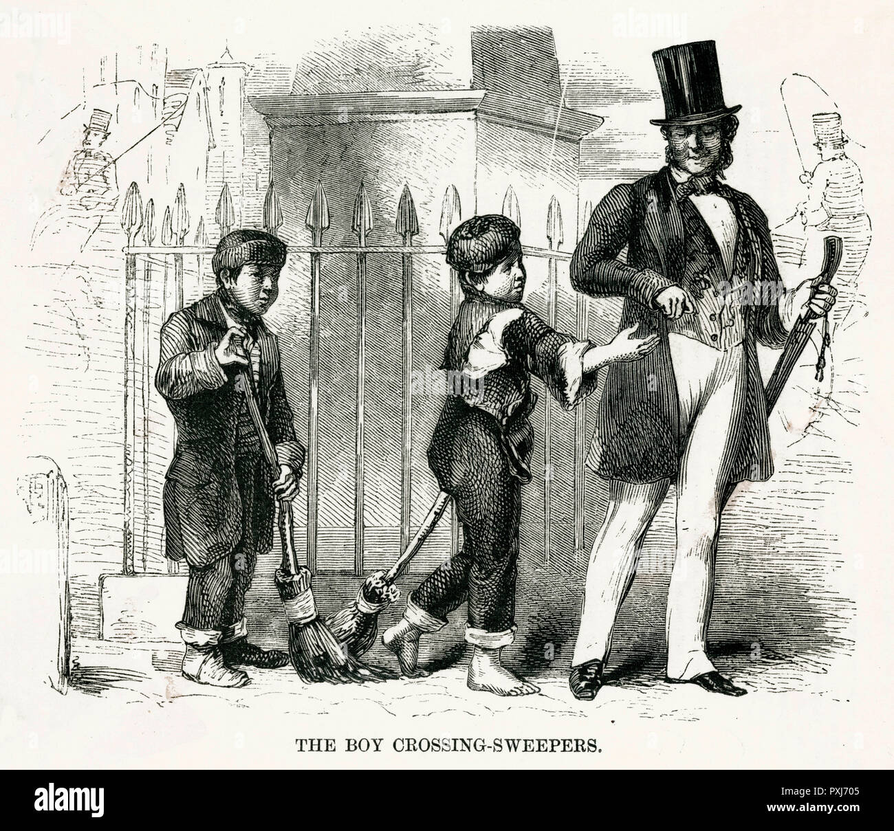 Crossing sweeper london hi-res stock photography and images - Alamy