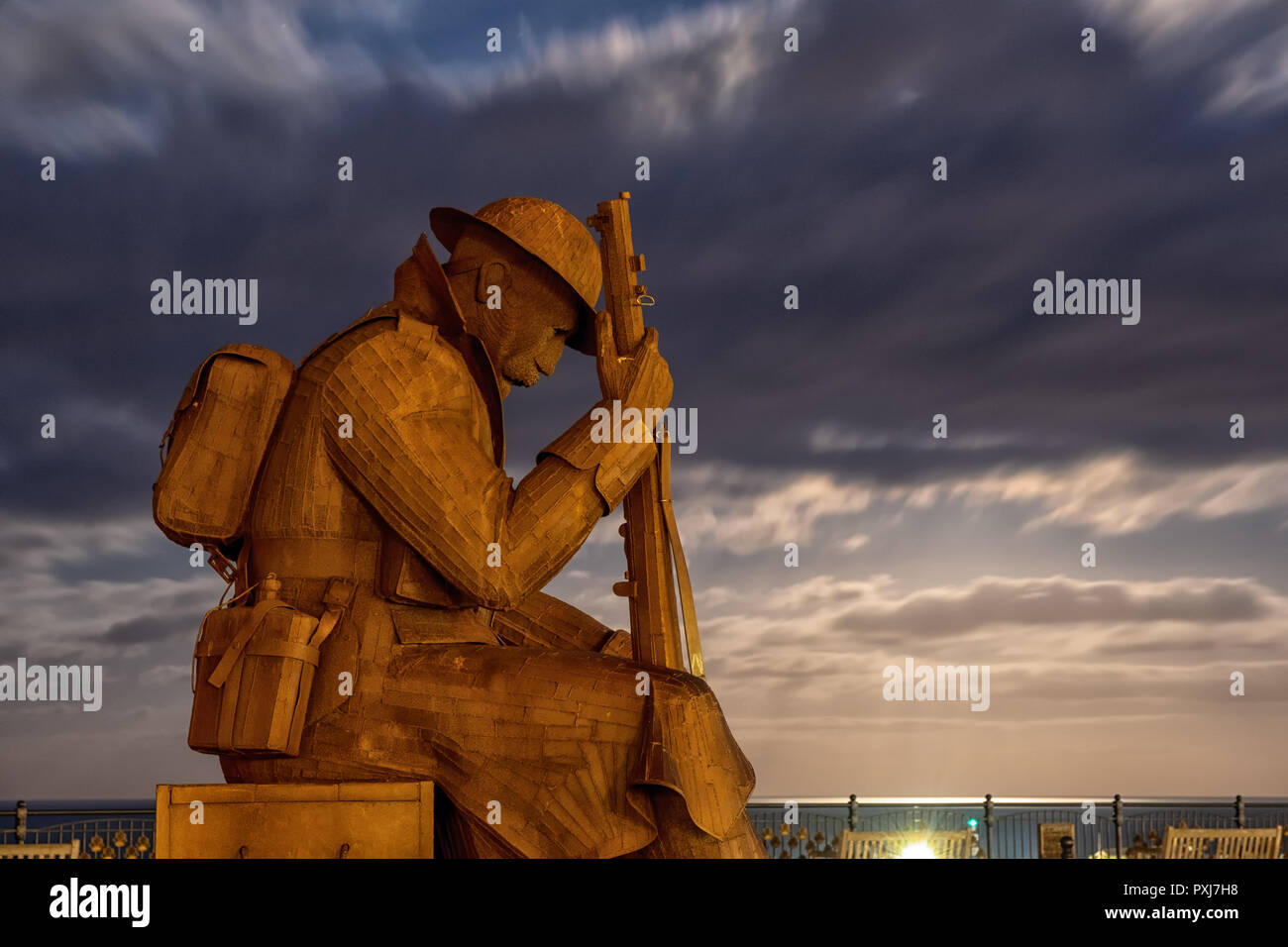 Tommy statue seaham hi-res stock photography and images - Alamy