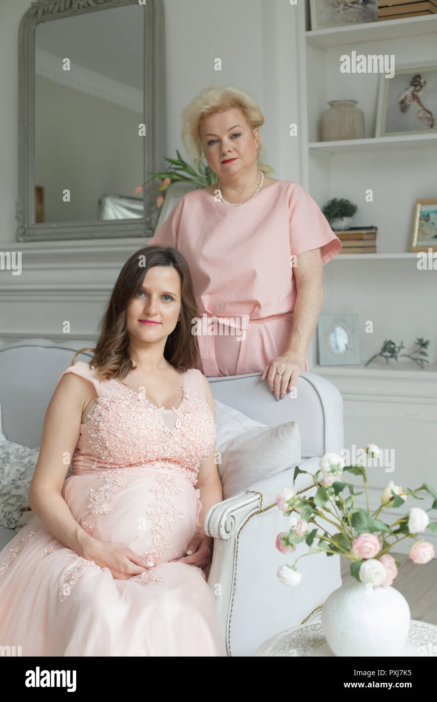 Pregnant older woman hi-res stock photography and images - Alamy