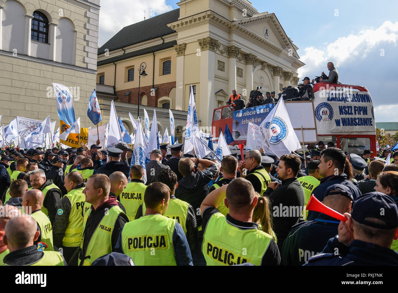 Warsaw / Poland - October.02.2018: Demonstration, national protest of ...