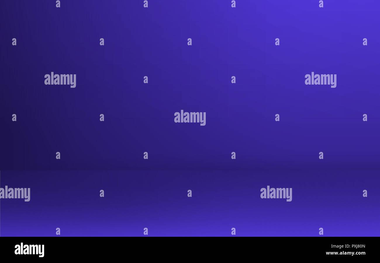 Empty blue color studio room with shadow background ,Template for ...