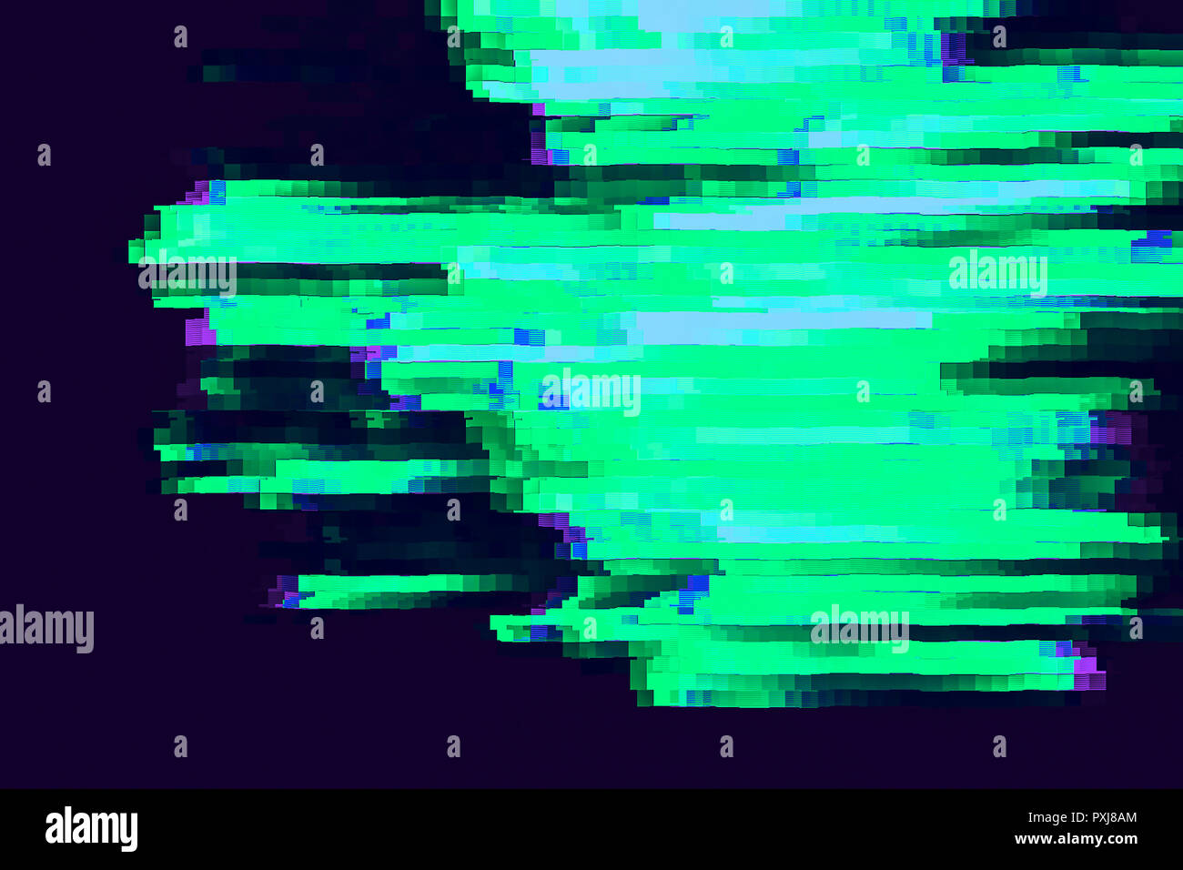 Colored noise with crazy directions of light. Modern, trendy digital ...